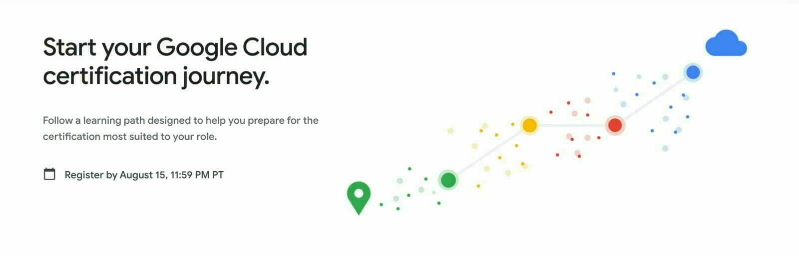 [8月15日迄] Start your Google Cloud certification journey.